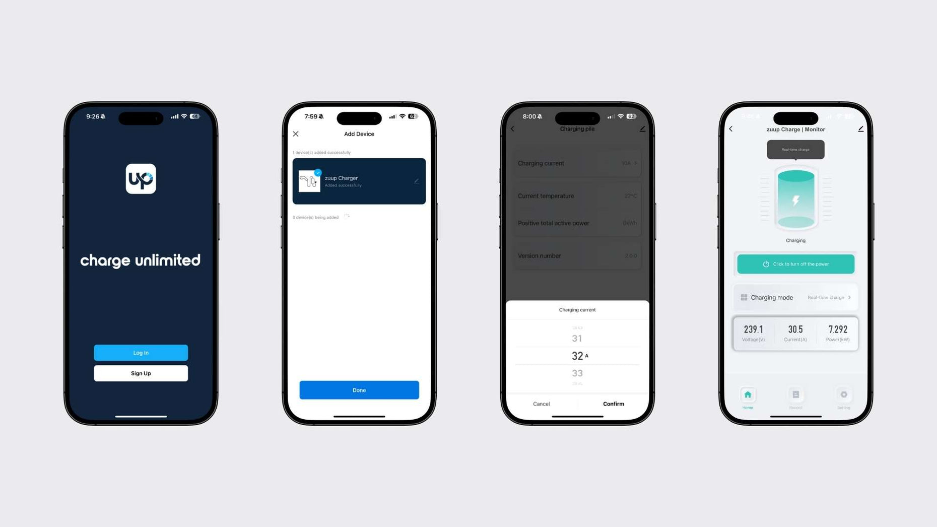 Download the zuup Charge App